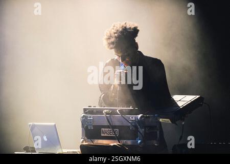 Masego (Micah Davis) play live at the O2 Shepherds Bush 14/09/18 Stock ...