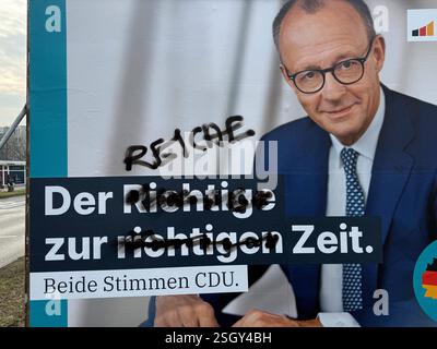 Wahlplakat GER, Berlin, 20250124,Wahlplakat CDU *** Election poster GER ...