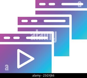 Set of Web Tabs with Icons, vector eps10 illustration Stock Vector ...