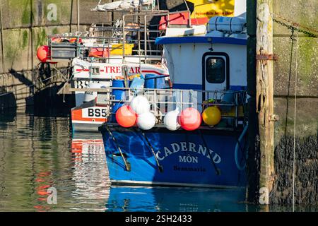 Amlwch Harbour, Amlwych, Anglesey, north-west Wales Stock Photo - Alamy