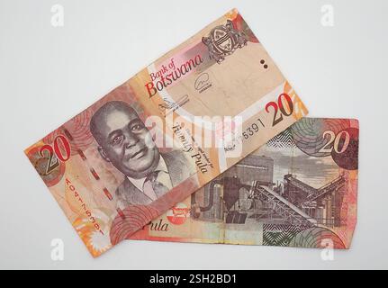 20 pula banknotes, Botswana, Africa Stock Photo - Alamy