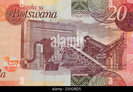 20 pula banknote, Botswana, Africa Stock Photo - Alamy
