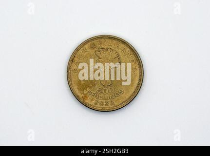 500 Schillings coin, Ugandan shilling, UGX, Uganda, East Africa Stock ...