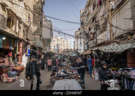 The Sabra market area in Shatila refugee camp, know for a big ...