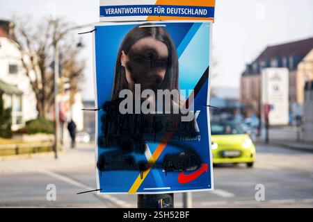 Gersthofen, Bavaria, Germany - February 10, 2025: An AfD election ...