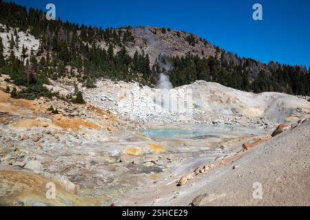 Mineral, California - The Bumpus Hell hydrothermal area in Lassen ...