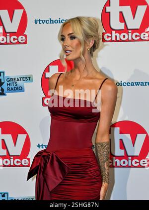 Leanne Quigley attends the ‘TV Choice Awards 2025' - at the Park Lane ...