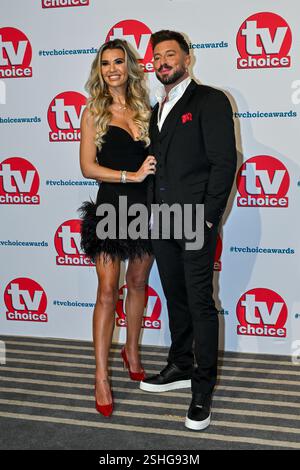 Christine McGuinness and Duncan James attend the Metro Pride Awards at ...
