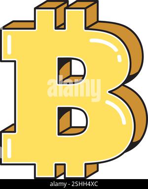 Digital Currency Symbol Bitcoin on Fiber Optic Background - Vector ...