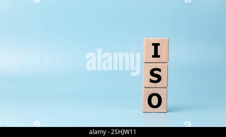 ISO Standard certification standardisation quality control concept on ...