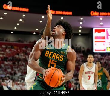 Baylor forward Norchad Omier looks to shoot the ball past Arlington ...