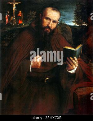 Portrait of Brother Gregorio Belo of Vicenza by Lorenzo Lotto, painted ...
