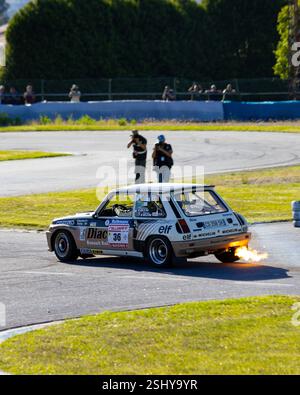 Fire breathing Renault 5 Turbo Stock Photo - Alamy