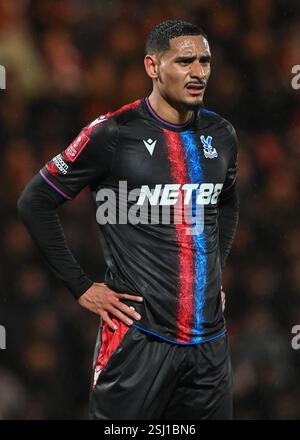 Maxence Lacroix Of Crystal Palace during the Leeds United v Crystal ...