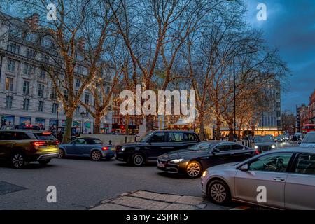 Christmas Lights Sloane Square London UK Stock Photo - Alamy