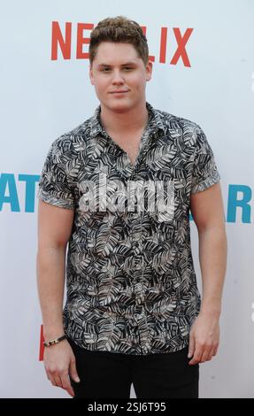 Matt Shively arriving at a screening of 'Father Of The Year' at the ...
