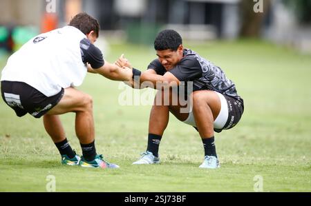 Durban, South Africa. 11th Feb, 2025. Jeandre Labuschagne of the ...