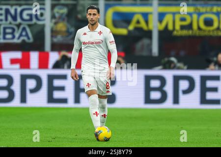 Rolando Mandragora of ACF Fiorentina seen in action during Serie A 2025 ...
