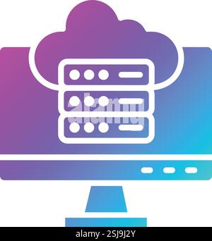 Data Cloud icons Pack. Thin line Collection Data Cloud Management Stock ...