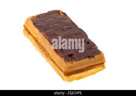 sponge wafers isolated on white background Stock Photo - Alamy