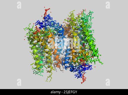 Pigment retina as a molecular model Stock Photo - Alamy