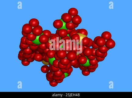 Mineral ettringite as a molecular model Stock Photo - Alamy