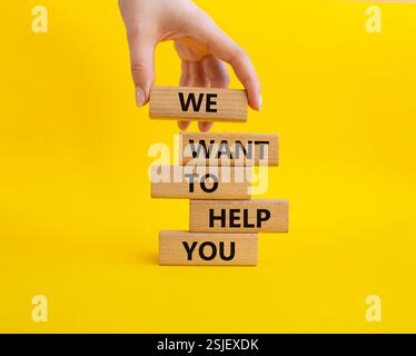 Text showing inspiration We Can Help. Business overview Let us support ...