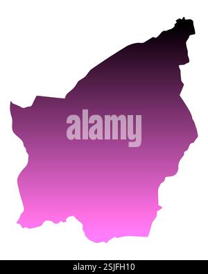 Map of San Marino Stock Photo - Alamy