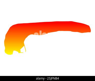 Map of Langeoog Stock Photo - Alamy