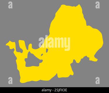 Map of Lake Chiemsee Stock Photo - Alamy