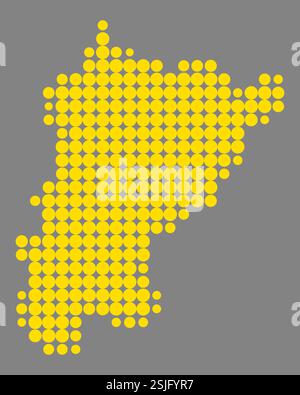 Map of Uri Stock Photo - Alamy