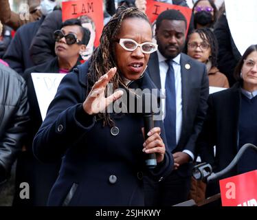 Protest against Consumer Financial Protection Bureau employee firings ...