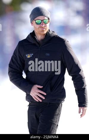 Prince Harry, Duke of Sussex at Alpine Skiing and Snowboarding at ...