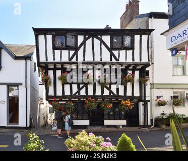 The Cherub Inn, Higher Street, Dartmouth: half-timbered building dating ...