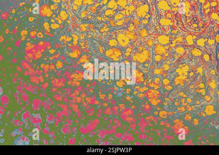 Ebru marble effect surface pattern design for print Stock Photo - Alamy