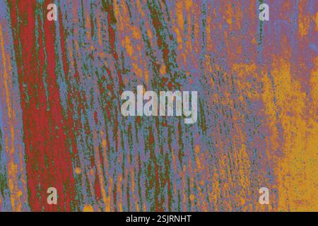 Rough colorful paint dripping grunge texture of wall Stock Photo - Alamy