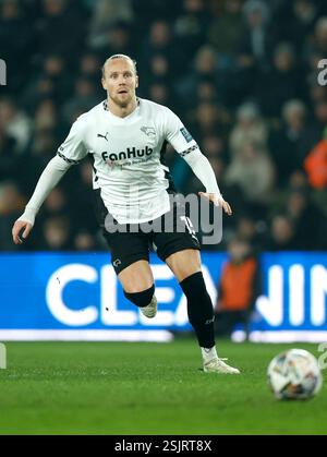 Derby County's Lars-Jorgen Salvesen during the Sky Bet Championship ...