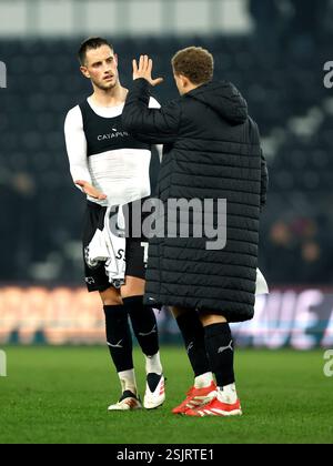 Derby County's Jerry Yates in action during the Sky Bet Championship ...