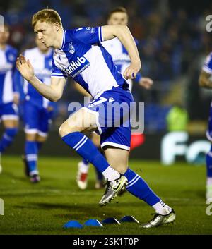 #17, Connor Taylor of Bristol Rovers at warm up during the Sky Bet ...