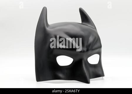 Bologna - Italy - February 10, 2025: The Batman mask by Ciao Srl ...
