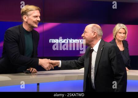 Susanne Gaschke in der ARD-Talkshow maischberger im Studio Berlin ...