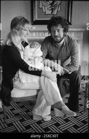 PETULA CLARK with husband Claude Wolff and daughters Barbara (left) and ...
