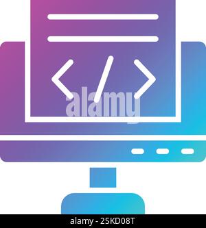 Programming And Coding Line 5 Icon Pack Including development. coding ...