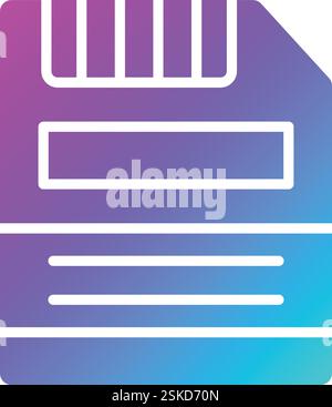 floppy icon. Flat modern design. Seamless abstract background with geometric shapes. Vector ...