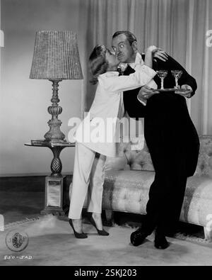 David Niven, Eva Gabor in "My Man Godfrey" 1957#David Niven, Eva Gabor ...