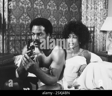 Jim Brown, Brenda Sykes in "Black Gunn" 1972#Jim Brown, Brenda Sykes in ...