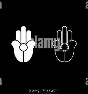 Symbol Natib Qadish Kappu palm Hamsa Levantian neo paganism neopaganism ...