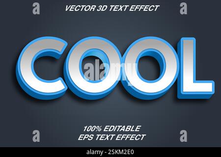 3d editable vector text effect design template Stock Vector Image & Art ...