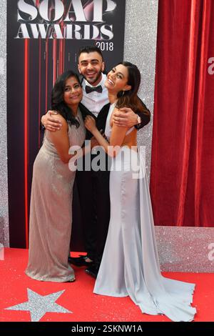 Bharti Patel, Sunjay Midda and Lisa Ambalavana attending the British ...