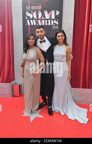 Bharti Patel, Sunjay Midda and Lisa Ambalavana attending the British ...